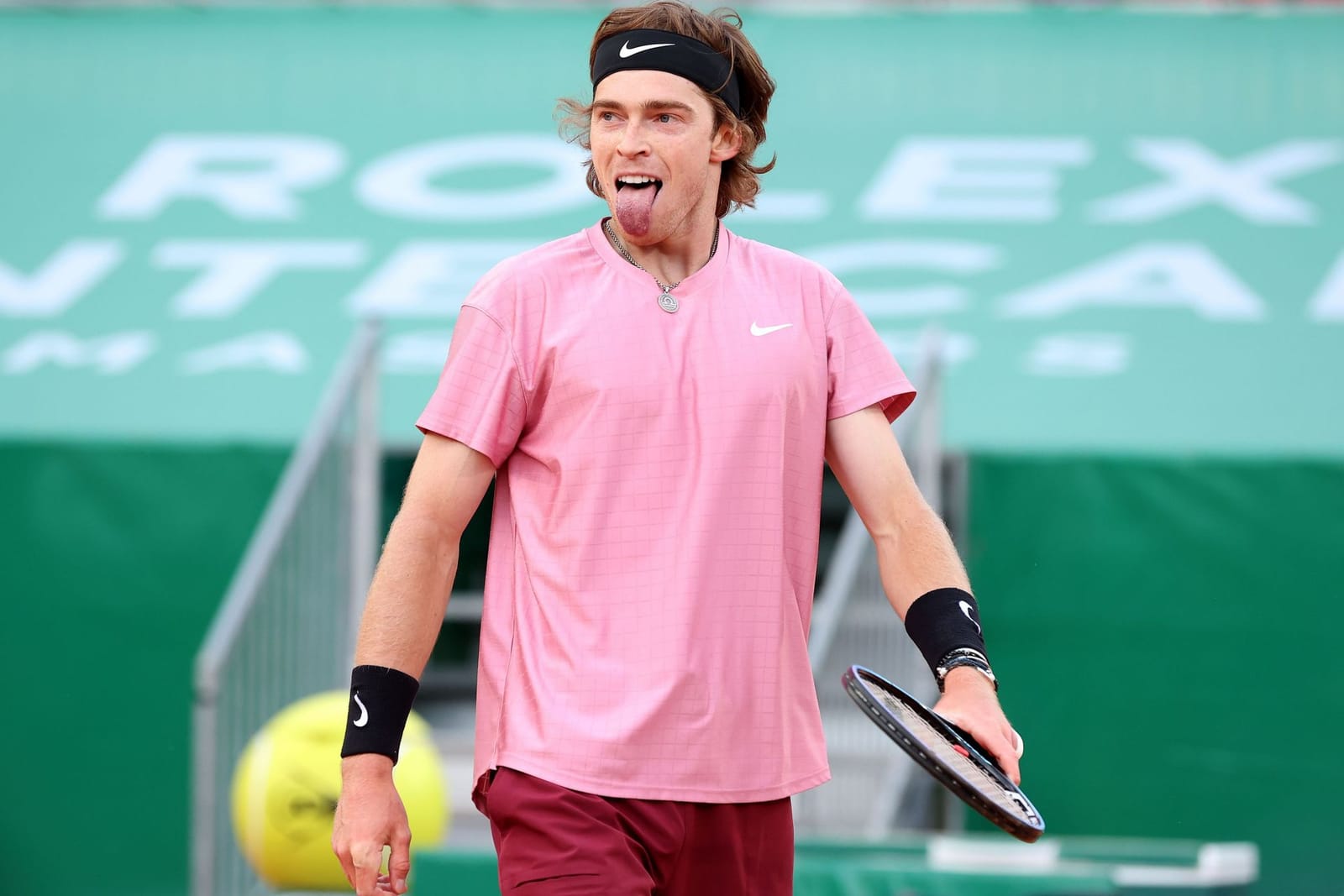 Andrey Rublev smashes racquet in frustration during Madrid Open loss