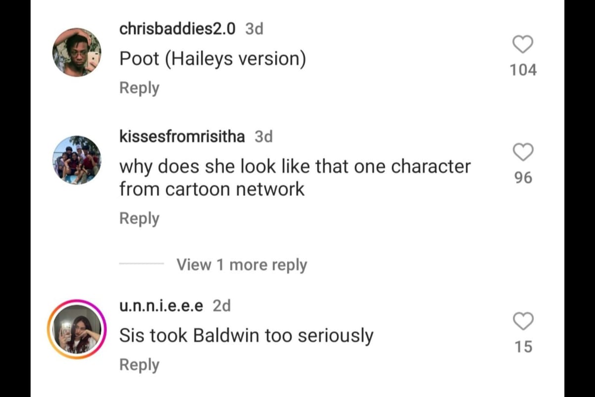 Hailey Bieber: "Why is it giving Dixie Damelio": Viral Hailey Bieber ...