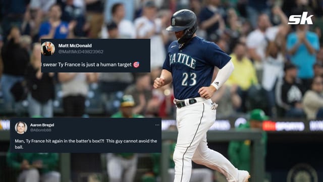 Mariners fans unsettled with Ty France's second scary hit incident ...