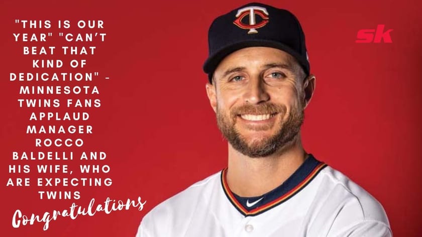Minnesota Twins fans applaud manager Rocco Baldelli and his wife, who ...