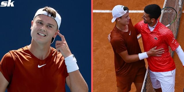 Rune Djokovic H2h: 'Humble' Holger Rune proud of brave display against Novak Djokovic in Italian ...