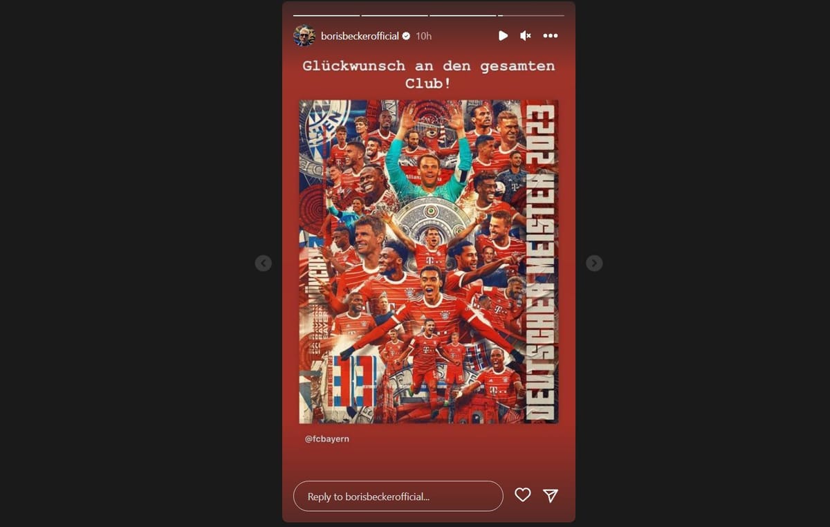 Boris Becker congratulates Bayern Munich for clinching 11th straight ...