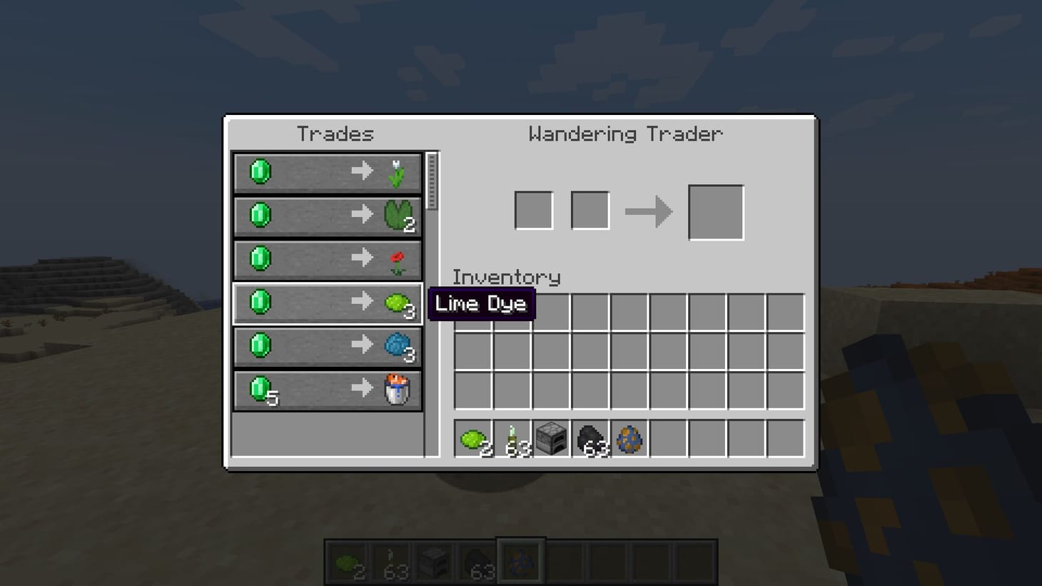 List of all wandering trader trades in Minecraft