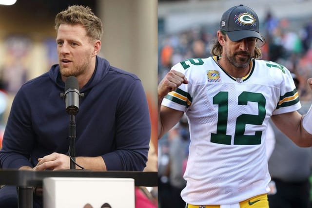 J.J. Watt drops massive bombshell on almost linking with Aaron Rodgers ...