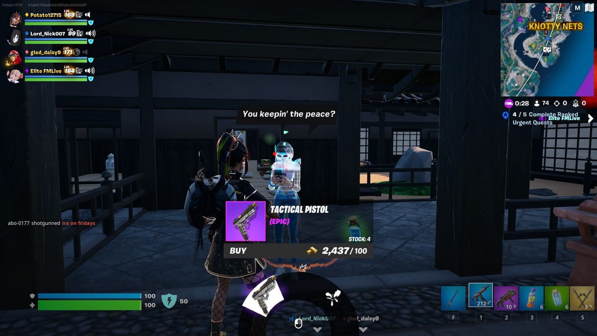 Where to purchase a weapon from a Vending Machine and a Character in ...