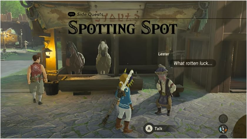 How to complete Spotting Spot side quest in the Legend of Zelda Tears of the Kingdom