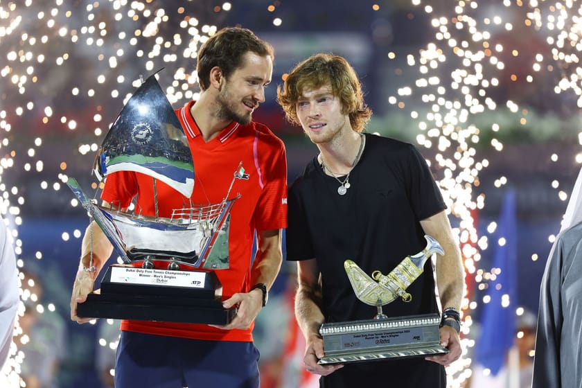 Andrey Rublev jokes about Daniil Medvedev being a "complete mess" to live with