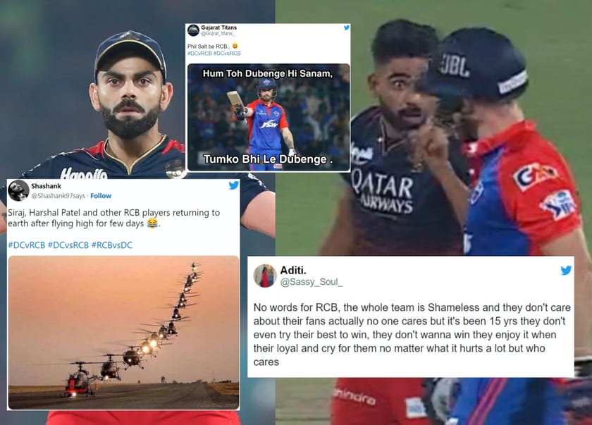 "Whole team is shameless"- Fans brutally troll RCB after their ...