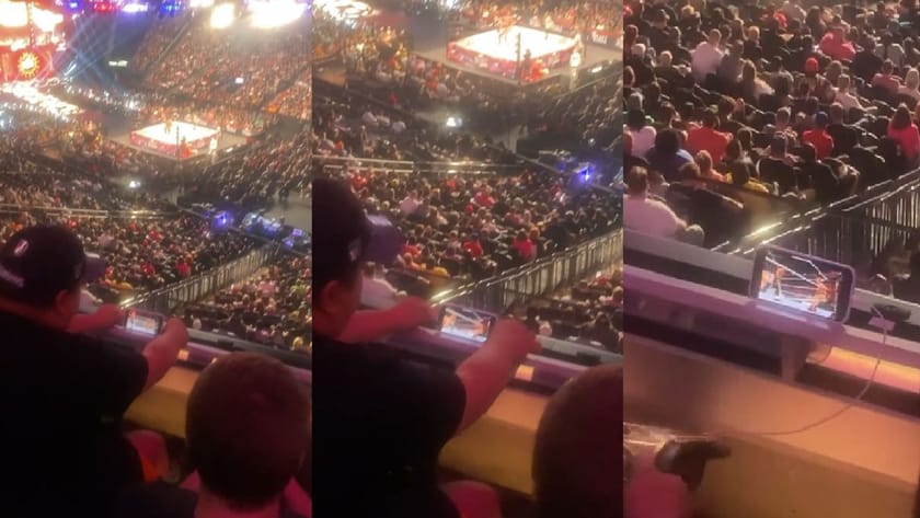 "Can't blame him" - Twitter reacts to viral video of fan watching NXT Battleground during AEW ...