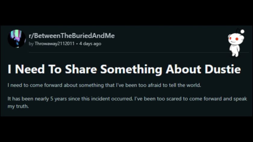 What did Dustie Waring do? Accusations against Between the Buried and ...
