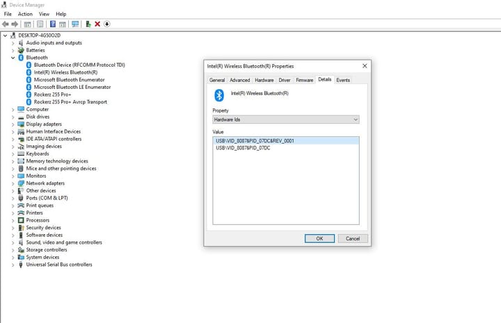 How to update Intel Bluetooth driver