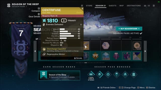 Destiny 2 Centrifuse Exotic catalyst guide: How to get, perks, and more