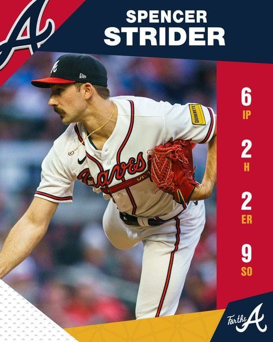 Atlanta Braves fans fired up as Spencer Strider shuts down Philadelphia ...