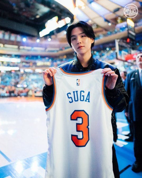 "I'm so proud": BTS' SUGA attends his first match as the newest NBA ...