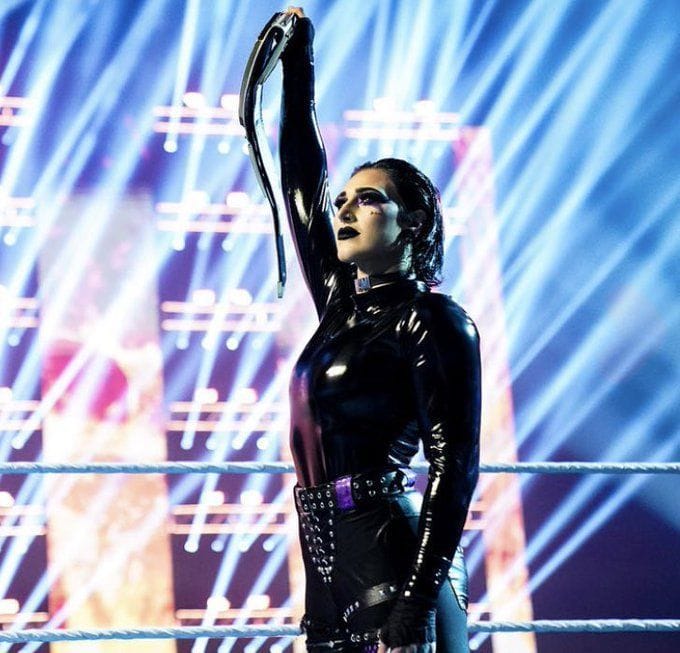 Buddy Matthews has a cheeky reaction to Rhea Ripley saying she and Dominik Mysterio are over in ...