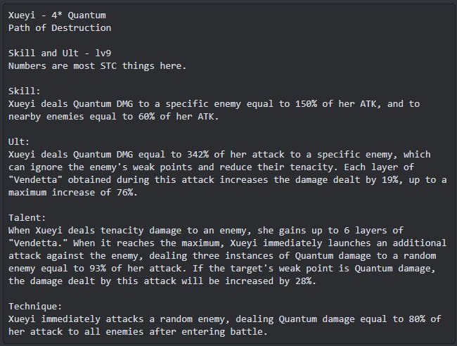 Honkai Star Rail leaks hint at new 4-star character Xueyi - Expected ...