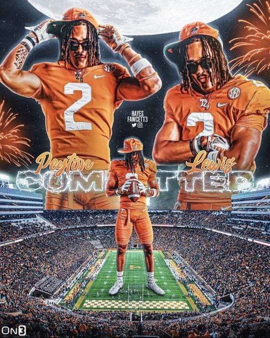 Tennessee Lands 2024 4-star Running Back: Peyton Lewis Choose the Vols ...