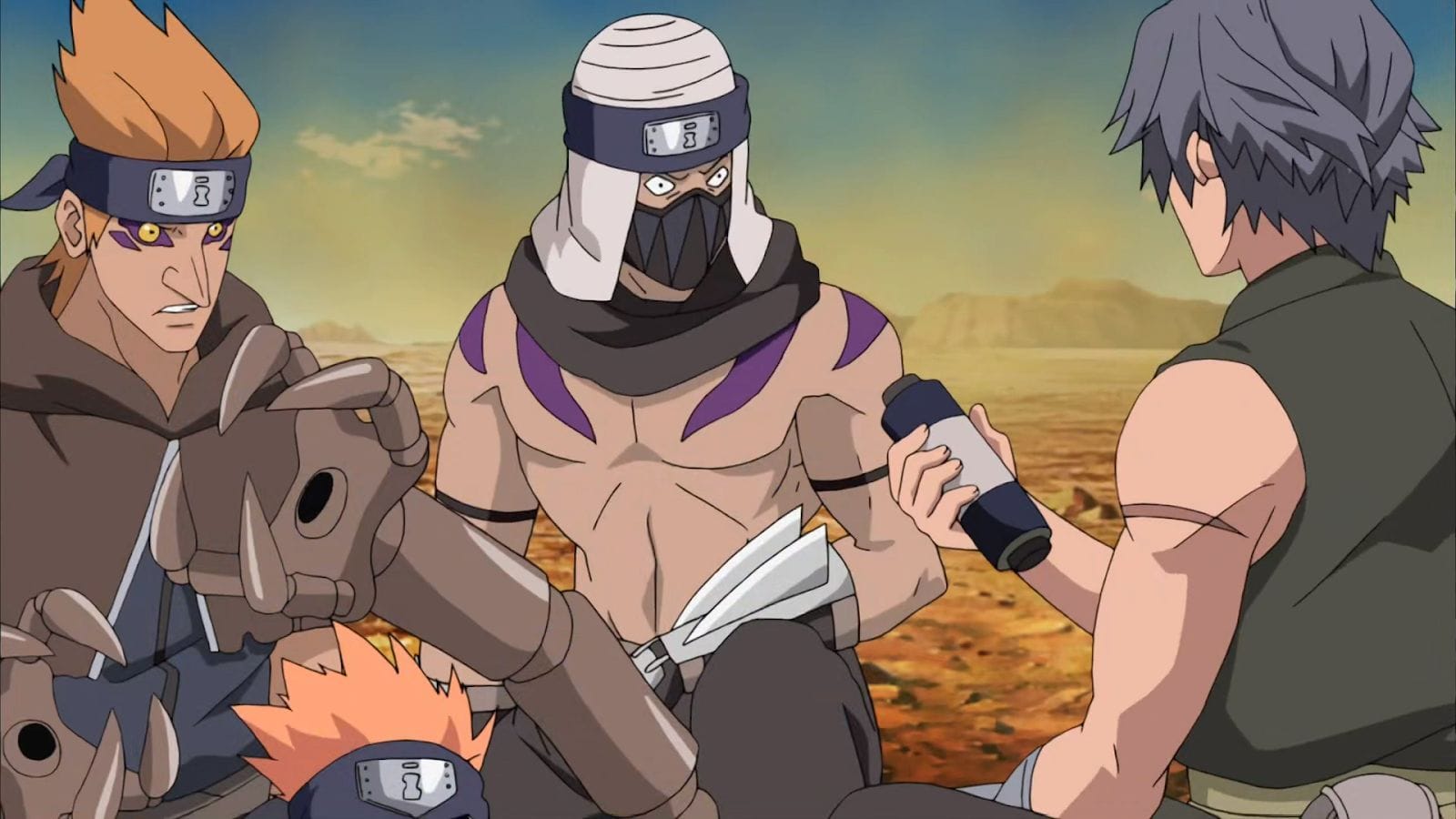 Who is Team Goji Leader in Naruto?