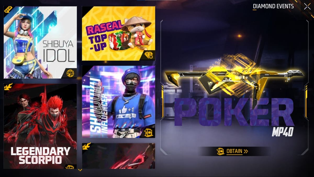 How to get Shibuya Idol Bundle in Free Fire MAX OB40 version