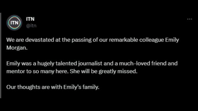 Emily Morgan cause of death: Tributes pour in as ITV newsreader passes ...