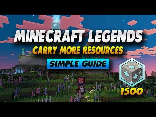 How to get every resource in Minecraft Legends