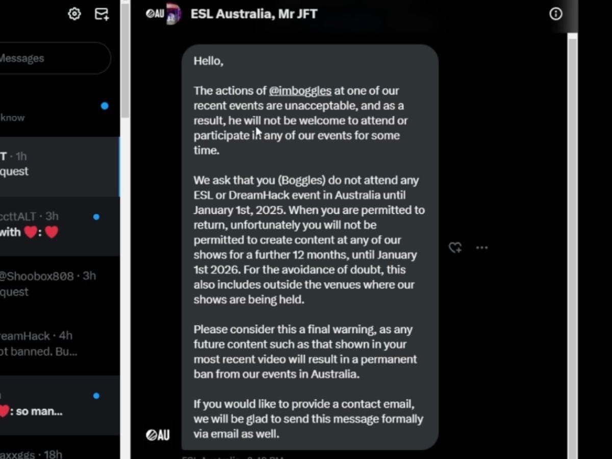 Who is Boggles? Twitch streamer gets banned from Dreamhack for spraying ...