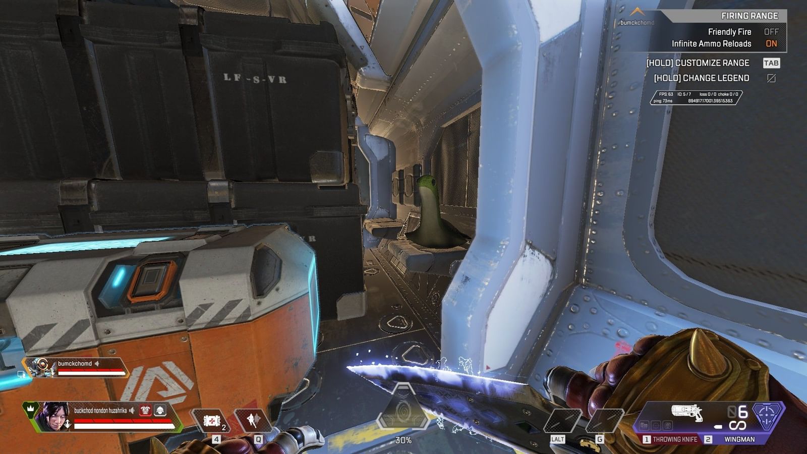 Where to find all hidden Nessies in the Firing Range in Apex Legends Season 17