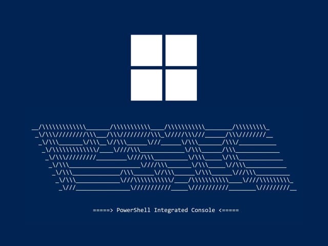 PowerShell: How to use Windows PowerShell ISE