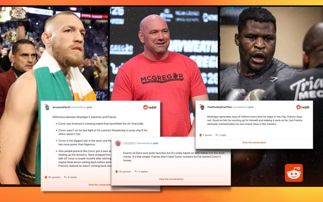 Francis Ngannou - Conor McGregor: Fans correct Redditor’s faulty ...