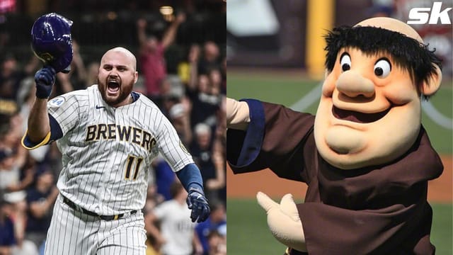 Rowdy Tellez talks about his beef with San Diego Padres Mascot: "He ...