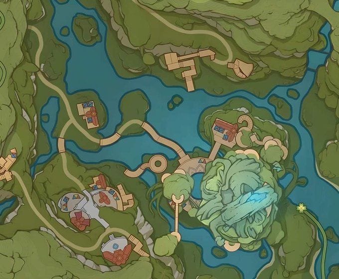 Genshin Impact 3.8 Penumbra map to replace Golden Apple Archipelago, as ...