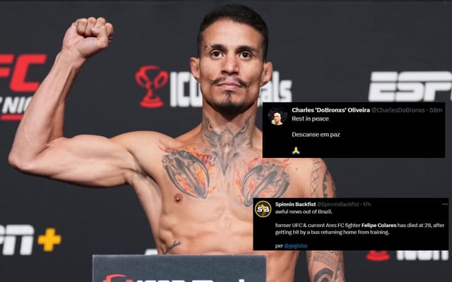 MMA world mourns the loss of former UFC fighter Felipe Colares after ...