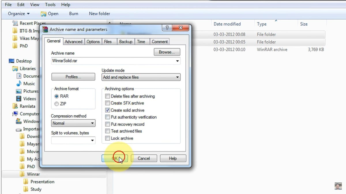 What is WinRAR’s Solid Archive feature, and how do you use it?