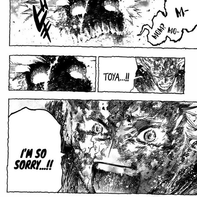 My Hero Academia chapter 388: Endeavor and Rei confront Dabi as the ...