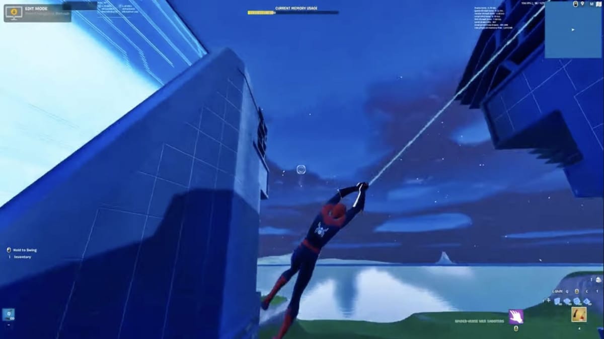 Fortnite: How to travel distance using the Spider-Verse Web Shooters