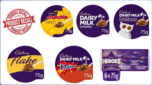 Cadbury recall 2023: List of desserts and all you need to know amid ...