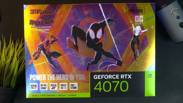 Zotac Geforce RTX 4070 Twin Edge Spider-Man limited edition review ...