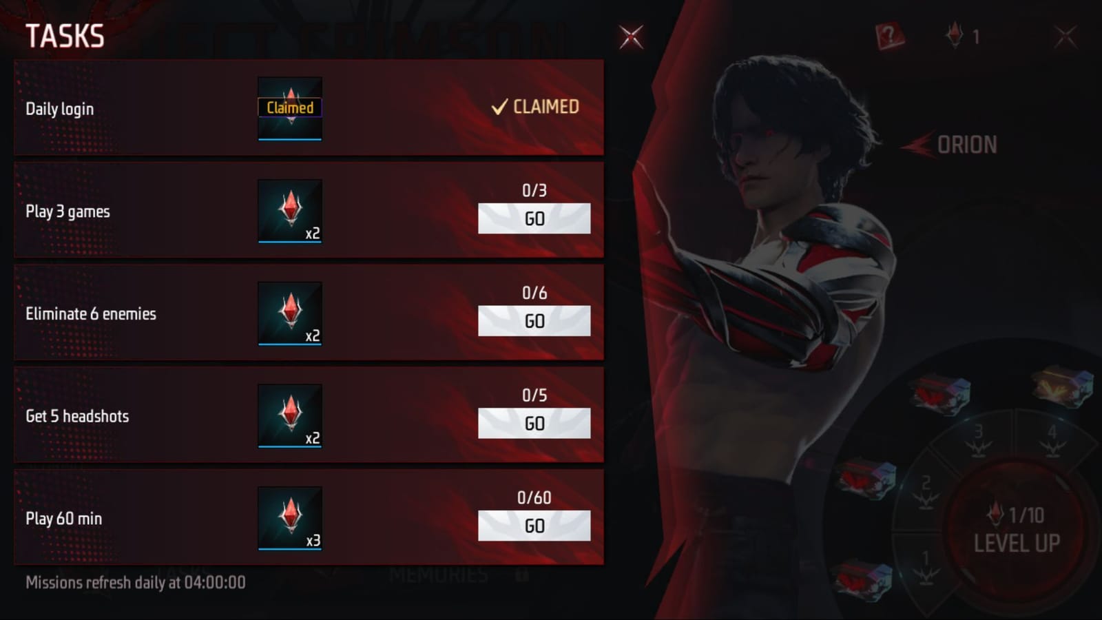 How to get free Orion character and Vengeful Beast Bundle in Free Fire MAX