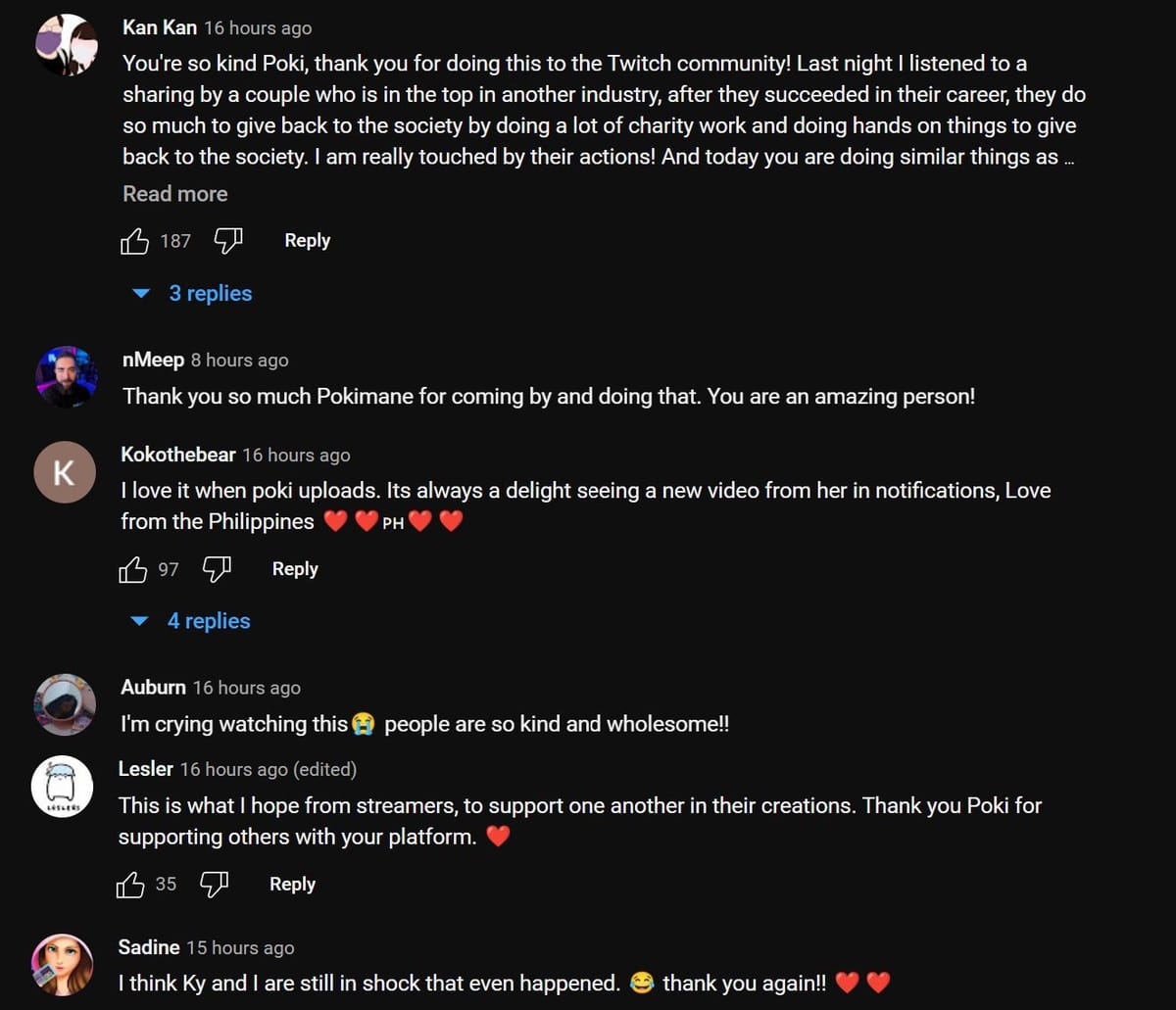 "I feel so evil" - Pokimane stuns budding Twitch streamers by donating ...