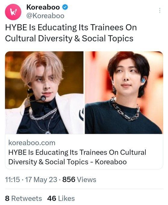 "It is important for artists to understand each other's cultures": HYBE ...