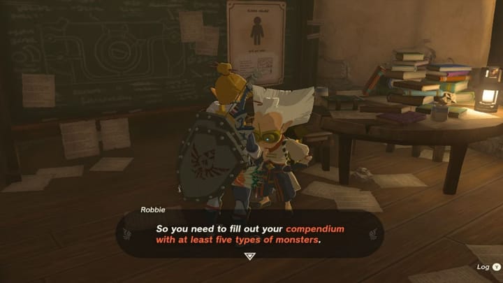 How to use the Sensor+ function of the Hyrule Compendium in The Legend ...