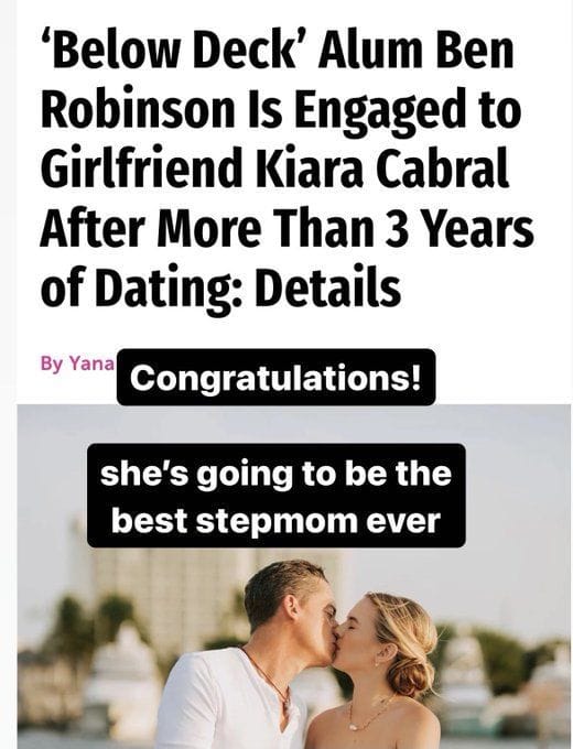 "Savage!!": Kate Chastain's response to Below Deck co-star Ben Robinson ...