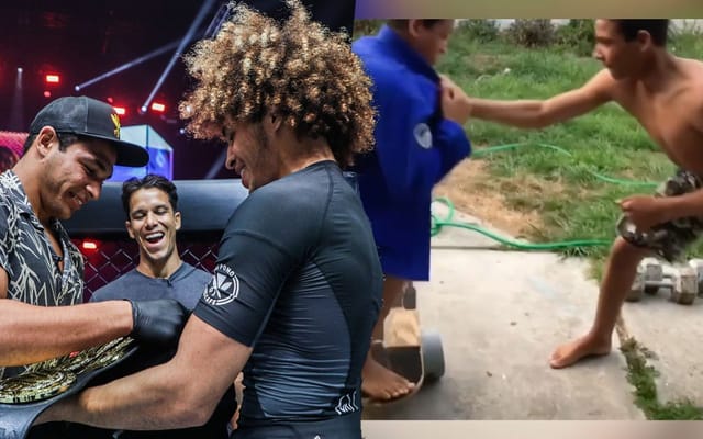 Ruotolo brothers develop their insane balance in throwback clip