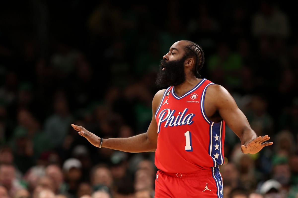 Watch - James Harden hits iconic step-back jumper to stun Boston ...