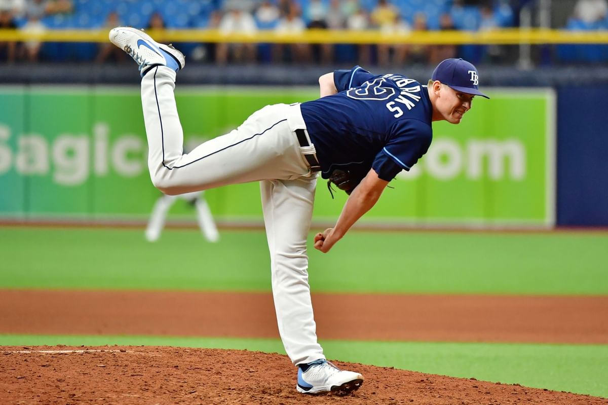 What happened to Pete Fairbanks? Rays pitcher leaves bullpen during ...