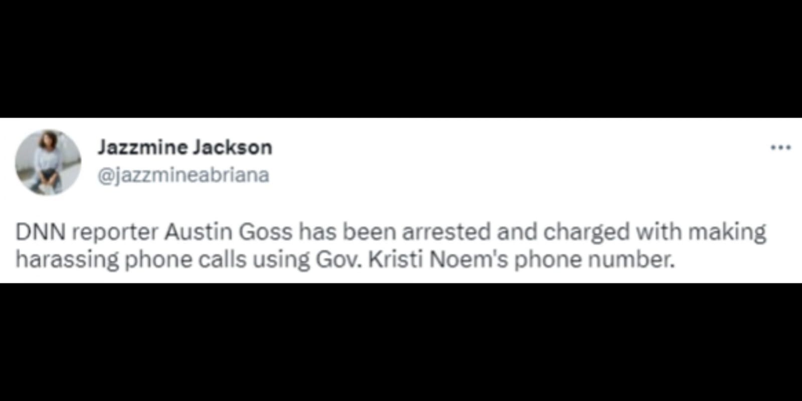 Austin Goss: What did Austin Goss do? Prank call using South Dakota Gov ...