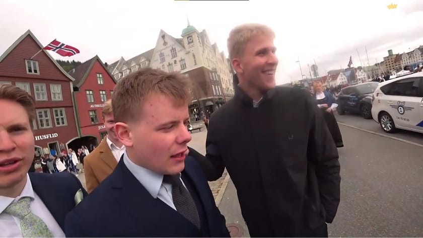 "This is how Europe sees America": Clip of Norweigan bystander talking ...