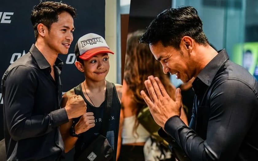 Superbon shows fans his love ahead of ONE Fight Night 11