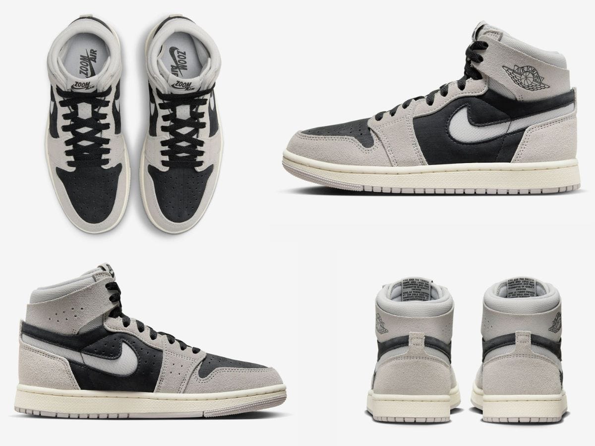 Light Iron ore: Air Jordan 1 High Zoom CMFT 2 “Light Iron Ore” shoes ...