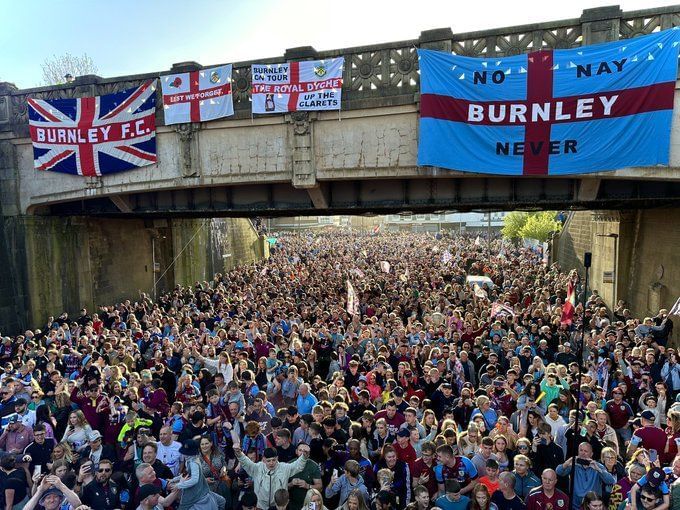 In Photos: J.J. Watt, wife Kealia celebrate Burnley promotion with ...
